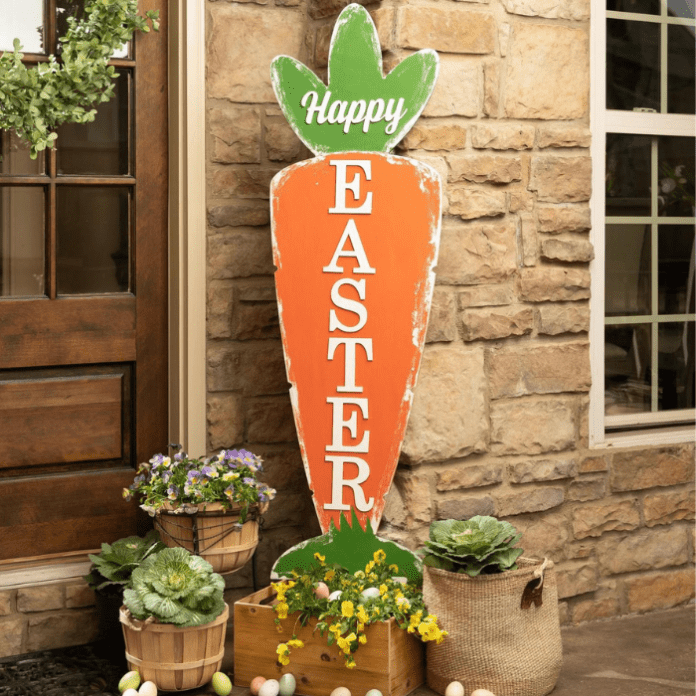27 Best Outdoor Easter Decorations Ideas For Porch and Yard - I Luve It