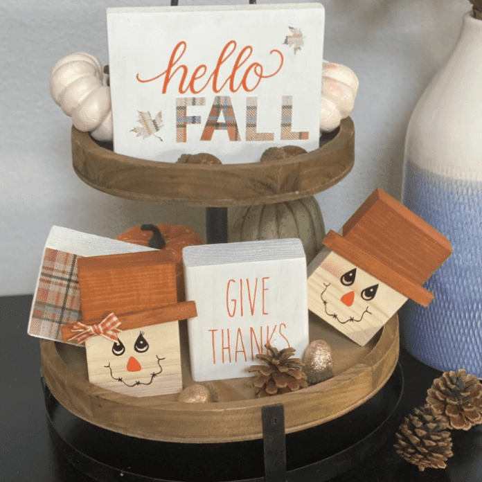 24 Tiered Tray Fall Decor Ideas For the Home - I Luve It