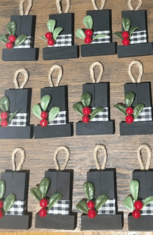 30 Dollar Tree Jenga Blocks Christmas Crafts - I Luve It