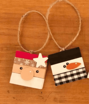 30 Dollar Tree Jenga Blocks Christmas Crafts - I Luve It