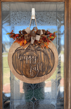 35 Best Door Hanger Fall Wreaths For Front Door - I Luve It