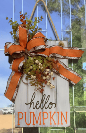 35 Best Door Hanger Fall Wreaths For Front Door - I Luve It