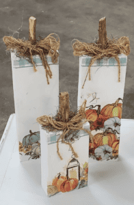 32 Adorable DIY Fall Wood Crafts - I Luve It