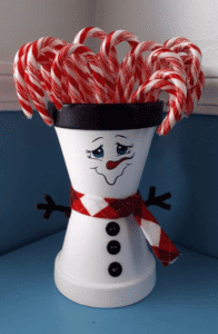 32 Adorable Snowman Clay Pot Crafts You Will Love - I Luve It