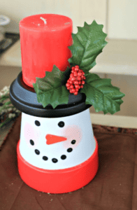 32 Adorable Snowman Clay Pot Crafts You Will Love - I Luve It
