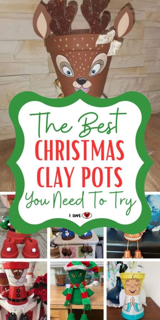 29 Easy To Make DIY Christmas Clay Pot Crafts - I Luve It