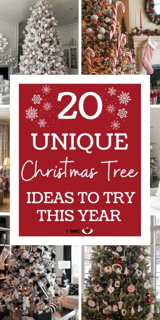 20 Unique Christmas Tree Ideas to Inspire Your Holiday Decor - I Luve It
