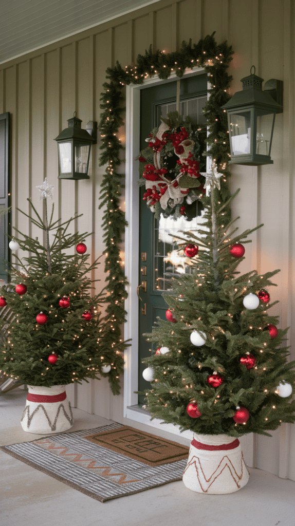 10 Christmas Porch Decor Ideas to Brighten Up Your Home - I Luve It