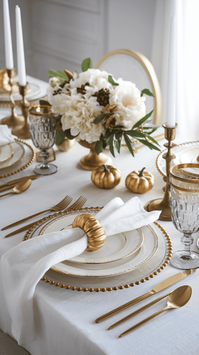 12 Elegant Thanksgiving Table Settings to Impress Your Guests - I Luve It