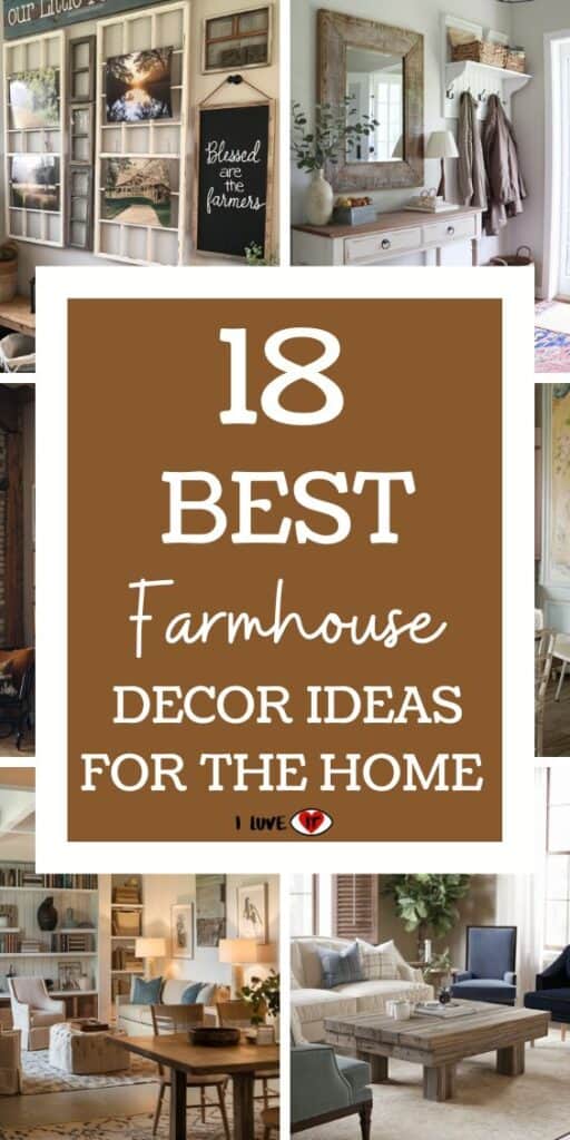 18 Farmhouse Decor Ideas to Transform Your Space - I Luve It
