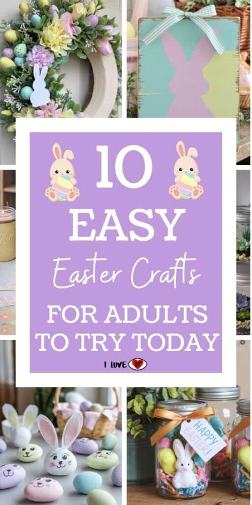10 Simple and Easy Easter Crafts for Adults - I Luve It