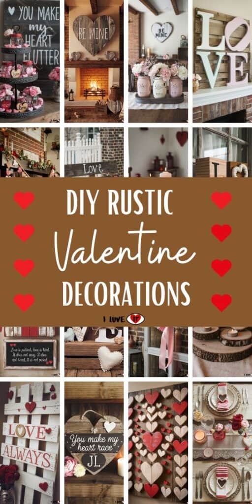 19 DIY Rustic Valentine Decor Ideas - I Luve It