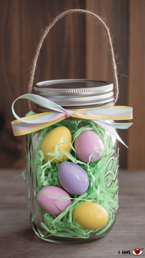 10 Mason Jar Easter Crafts to Brighten Your Spring Celebrations - I Luve It