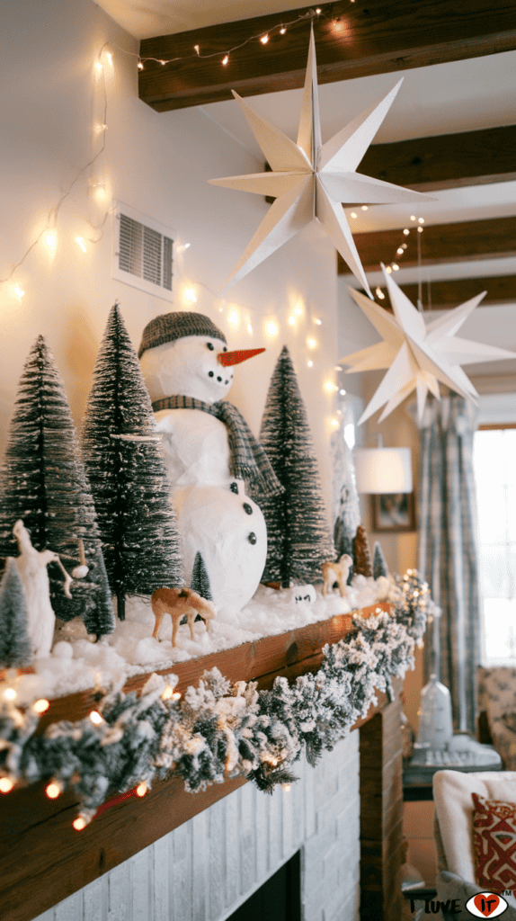16 Winter Mantel Decorating Ideas to Transform Your Home - I Luve It