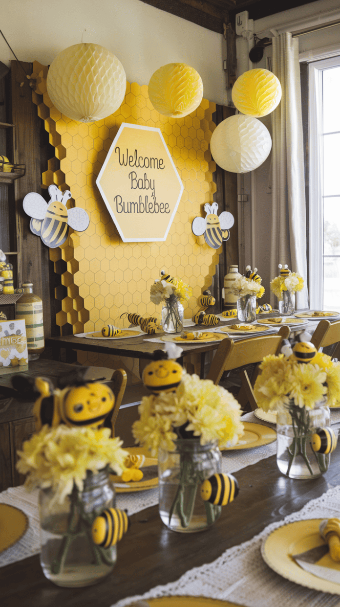 32 Bumblebee Baby Shower Decor Ideas for a Sweet Celebration - I Luve It