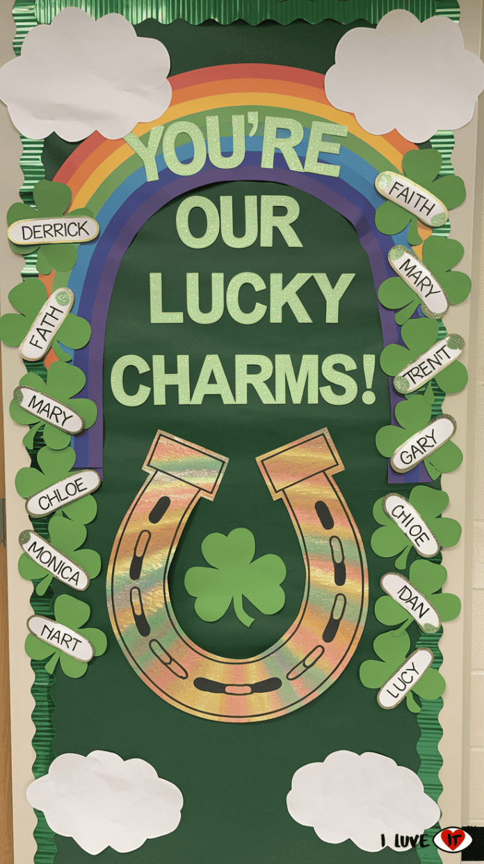 10 Creative DIY St. Patrick’s Day Classroom Door Decorations - I Luve It