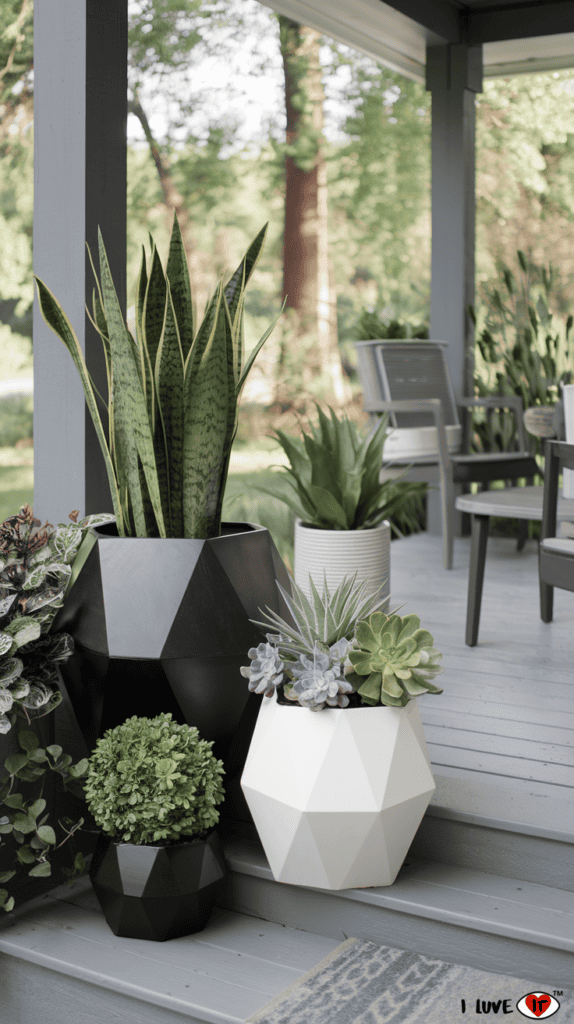 14 Gorgeous Front Porch Flower Pot Ideas - I Luve It