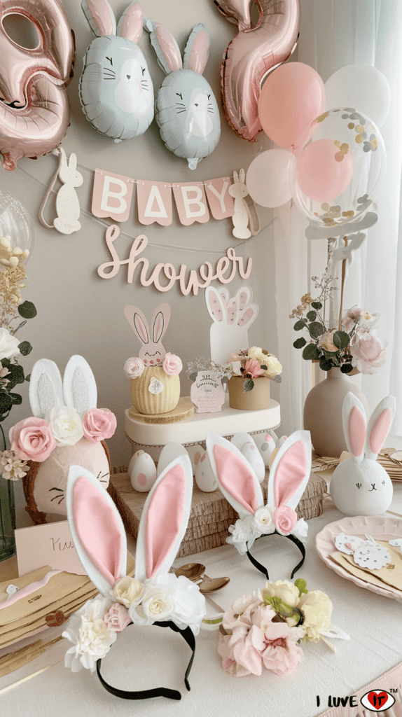33 Adorable Bunny Baby Shower Ideas for a Hoppin’ Good Time - I Luve It