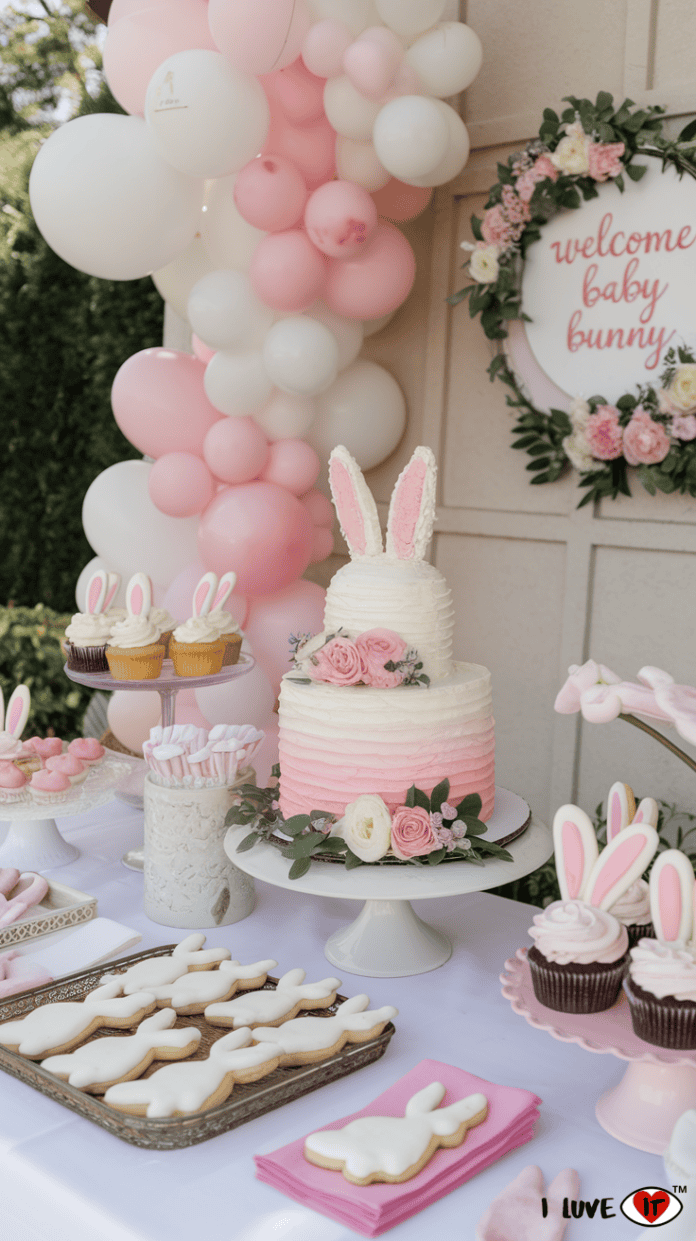33 Adorable Bunny Baby Shower Ideas for a Hoppin’ Good Time - I Luve It