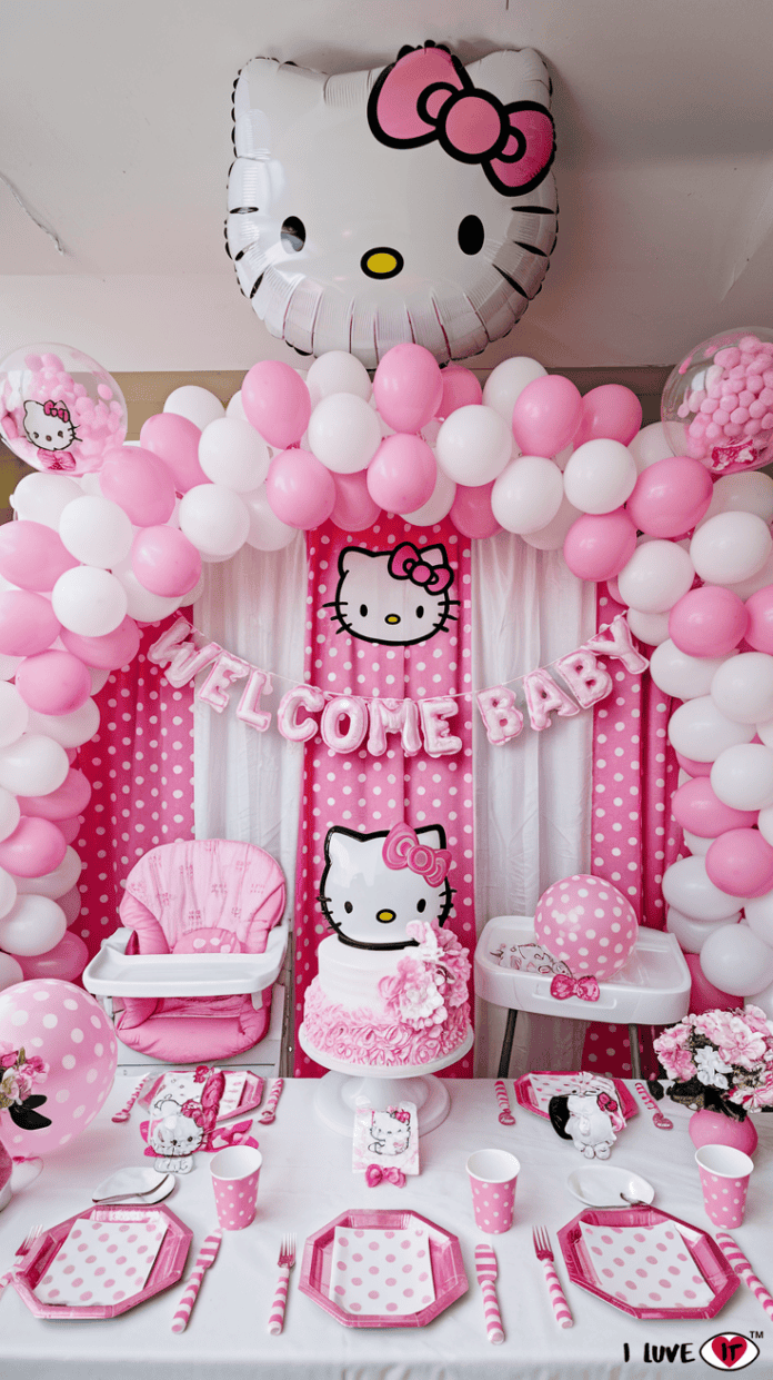 39 Adorable Hello Kitty Baby Shower Ideas for a Purr-fect Celebration ...