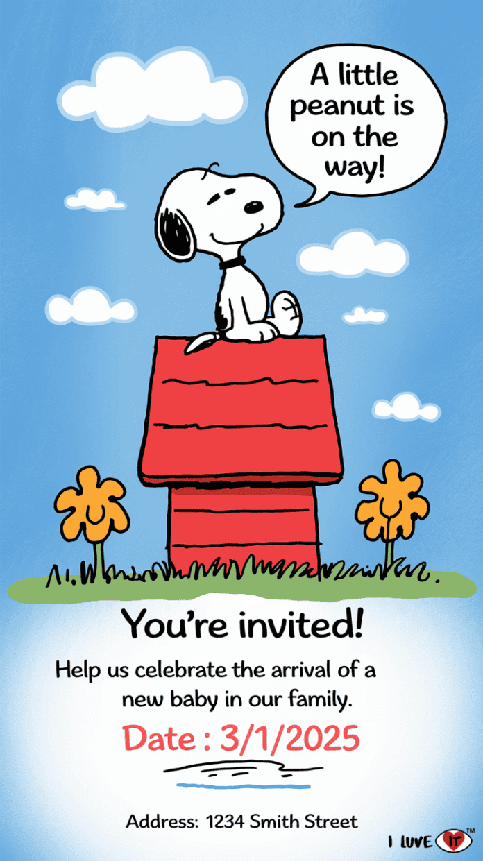 22 Snoopy Baby Shower Ideas for a Peanuts-Themed Celebration - I Luve It
