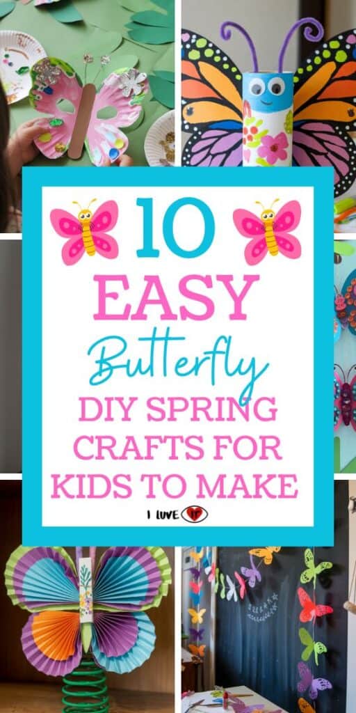 10 Beautiful DIY Butterfly Crafts for Kids - I Luve It