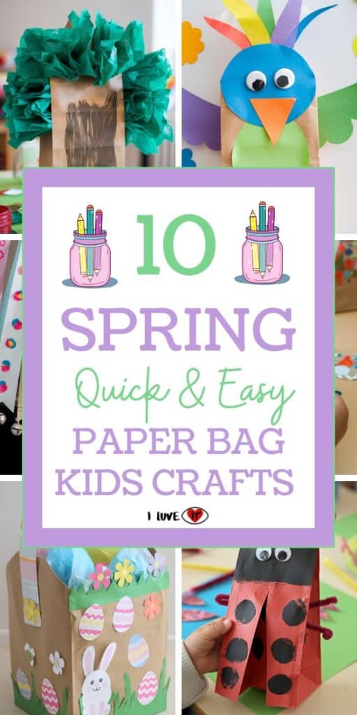 10 Fun and Easy Paper Bag Spring Crafts for Kids - I Luve It