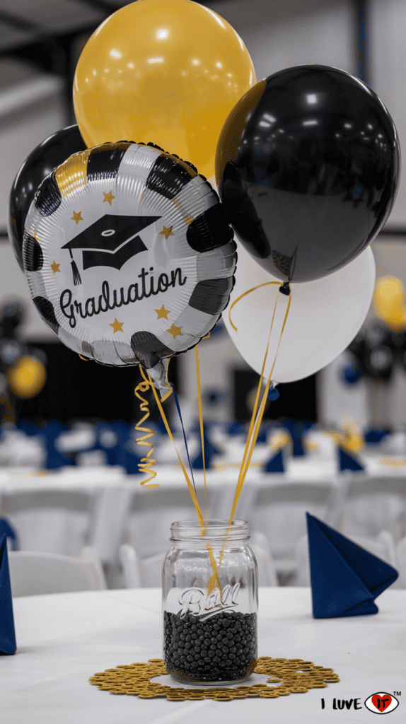 12 DIY High School Graduation Mason Jar Centerpieces - I Luve It
