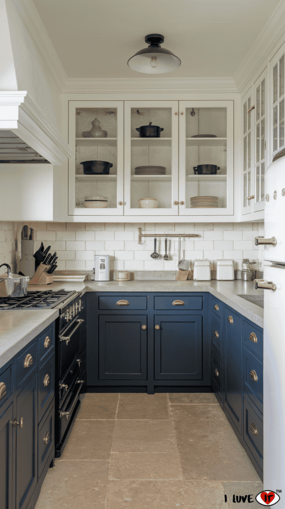 30 Gorgeous Blue Kitchen Cabinet Ideas for a Stylish Home - I Luve It