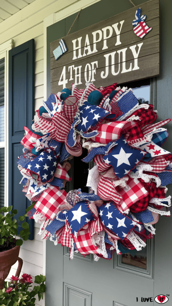 14 Fourth of July Patriotic Front Porch Decor Ideas - I Luve It