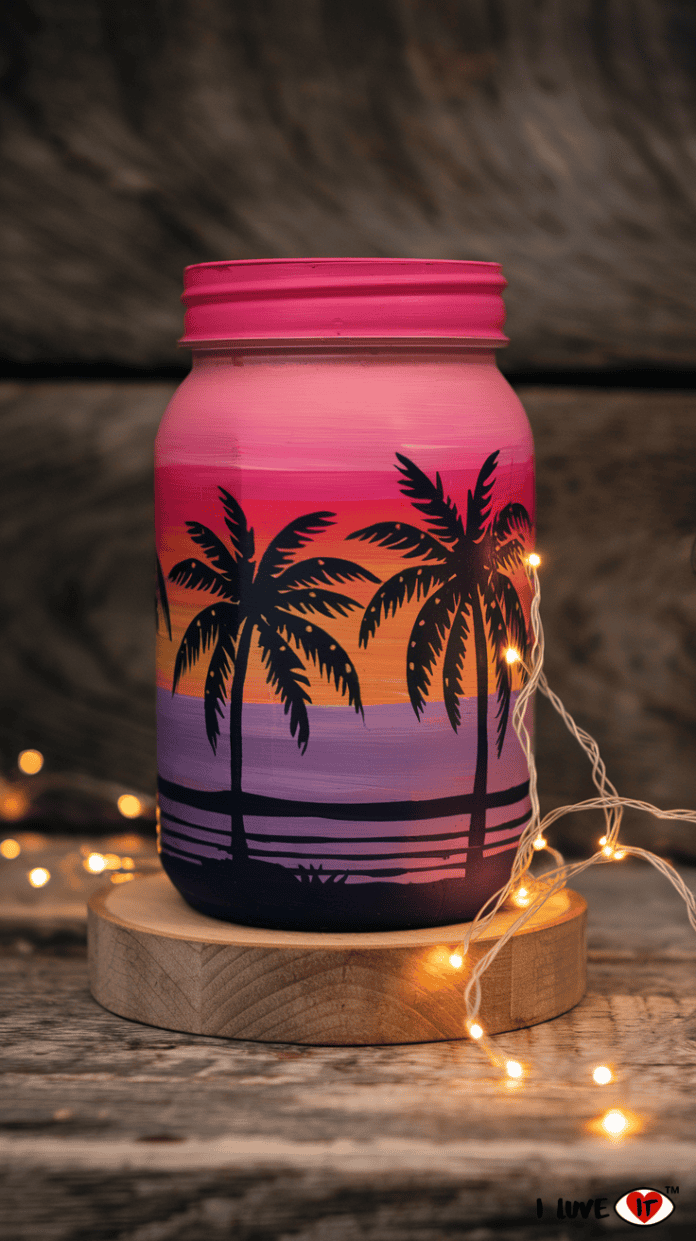 11 Painted Mason Jar Summer Crafts You’ll Want To Try - I Luve It