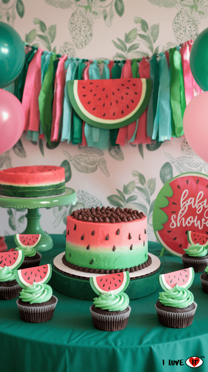 24 Sweet Watermelon Baby Shower Ideas That Everyone Will Love - I Luve It