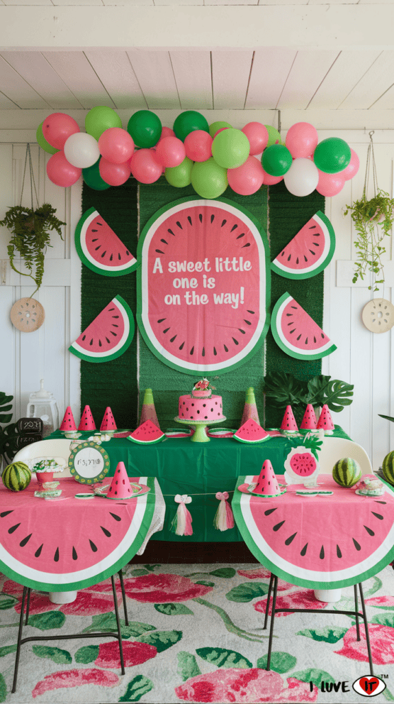 24 Sweet Watermelon Baby Shower Ideas That Everyone Will Love - I Luve It