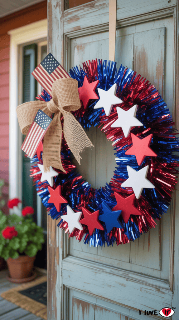 10 Festive Fourth of July Wreath Ideas You Can Make at Home - I Luve It