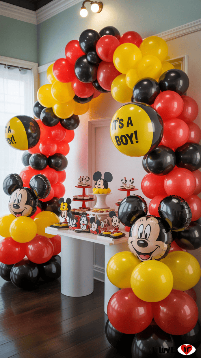 30 Mickey Mouse Baby Shower Ideas for Boys - I Luve It