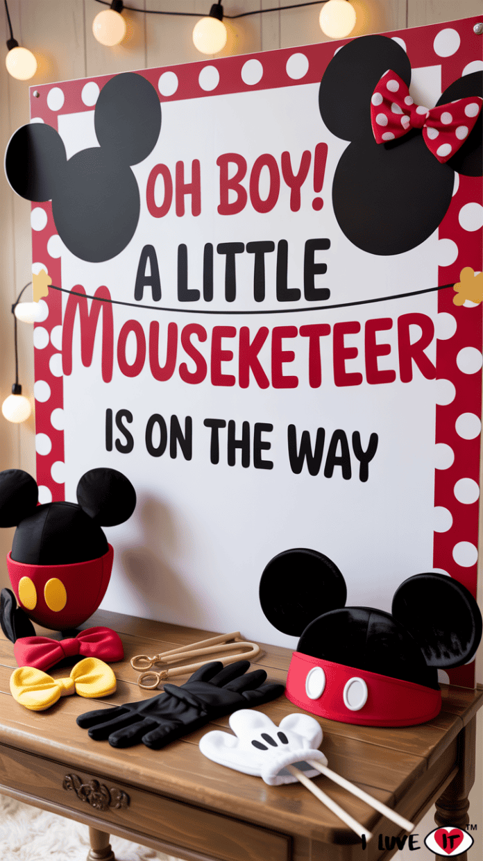 30 Mickey Mouse Baby Shower Ideas for Boys - I Luve It