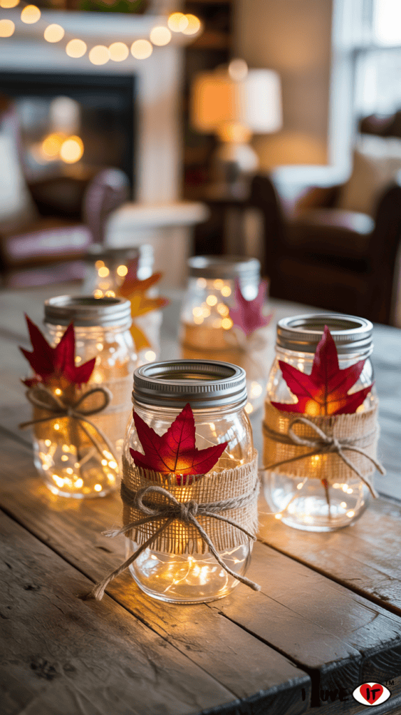 15 Easy DIY Fall Mason Jar Centerpieces - I Luve It