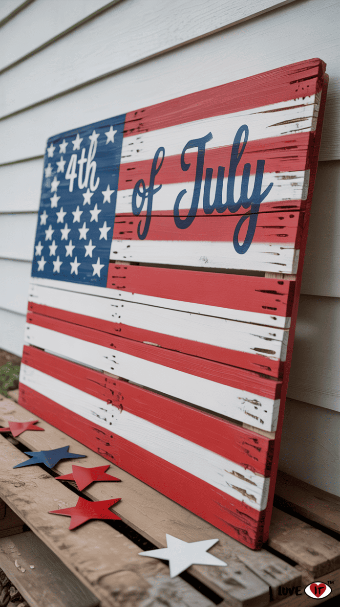 10 Fun Fourth of July Wooden Crafts - I Luve It