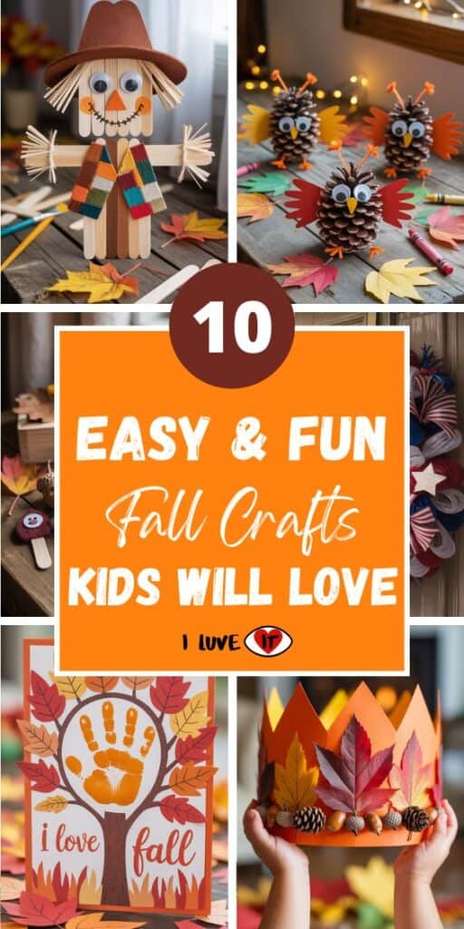 10 Easy and Fun Fall Crafts for Kids - I Luve It