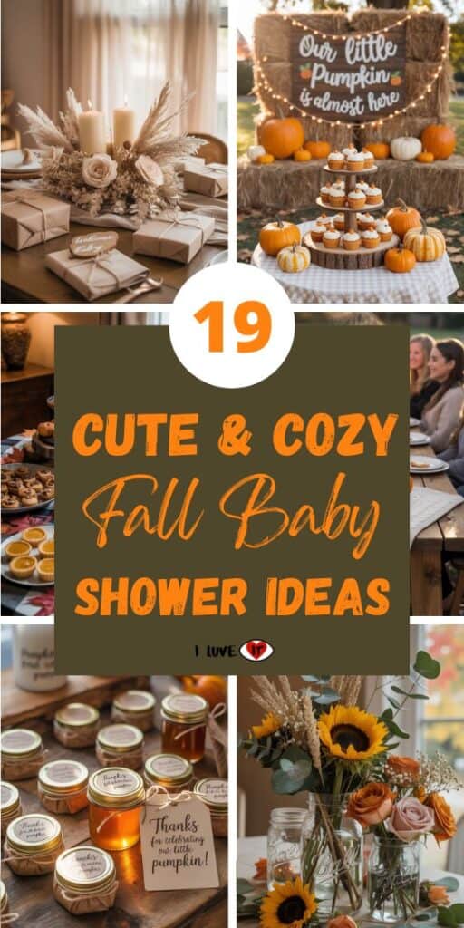 19 Cozy and Cute Fall Theme Baby Shower Ideas - I Luve It