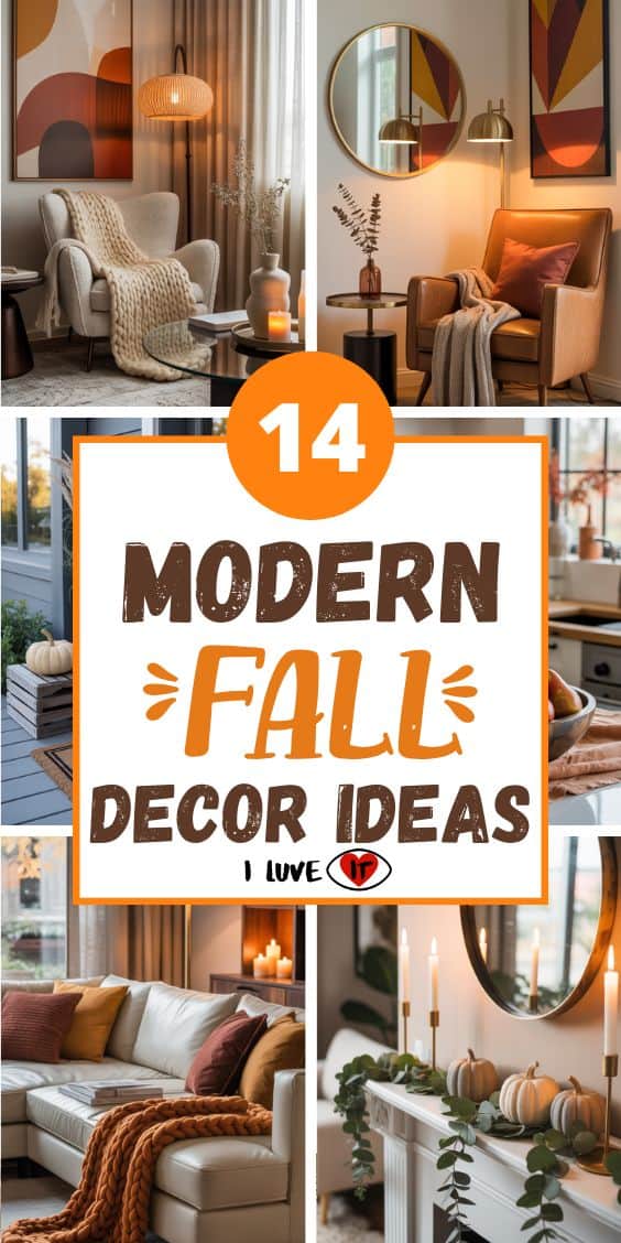 14 Modern Fall Decor Ideas for a Chic & Cozy Home - I Luve It