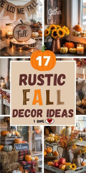 17 Beautiful Rustic Fall Decor Ideas For The Home - I Luve It